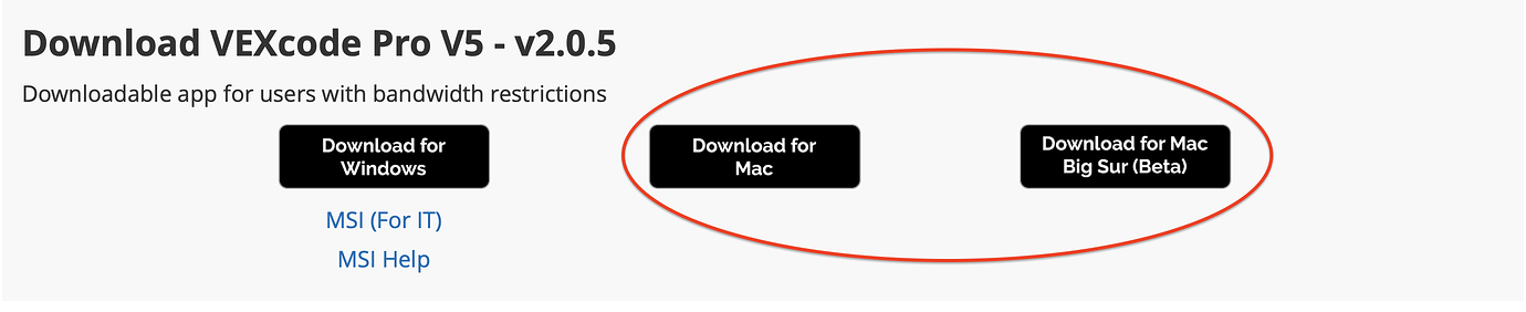 Vexcode Pro V5与苹果系统适配问题 - 软件交流-V5 - VEX 中文官方论坛